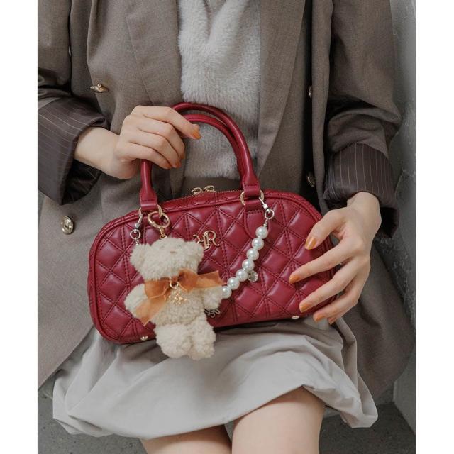 ランダ（RANDA）/＜25秋冬新作＞2WAY ミニバッグチャームショルダーバッグ