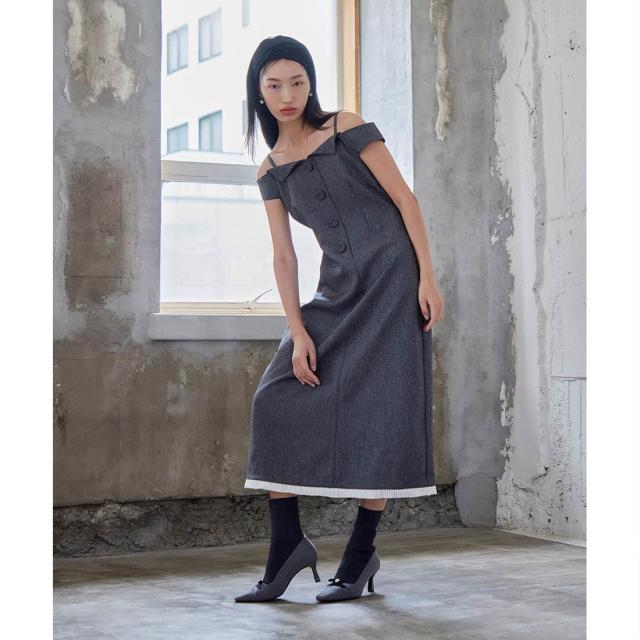 ランダ（RANDA）/＜25秋冬新作＞オフショルダーワンピース