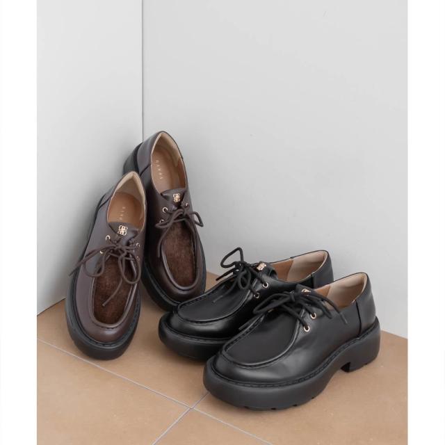 ランダ（RANDA）/＜25秋冬新作＞【22．5−25．5】モノグラムレースアップローファー