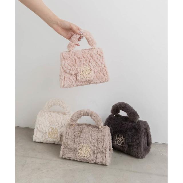 ランダ（RANDA）/＜25秋冬新作＞2WAY モノグラムショルダーファーバッグ