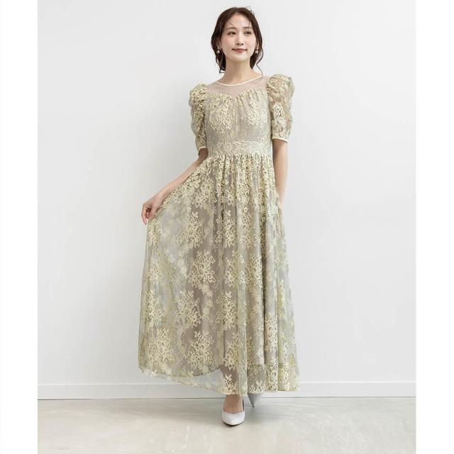 ランダ（RANDA）/＜25秋冬新作＞レースフレアワンピース