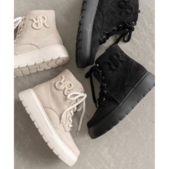 ランダ（RANDA）/＜25秋冬新作＞【22．5−25．5】キルティングデザインハイカットスニーカー