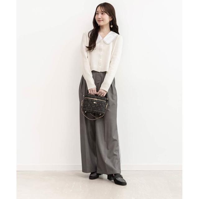 ランダ（RANDA）/＜25秋冬新作＞ウエストデザインラインタックパンツ