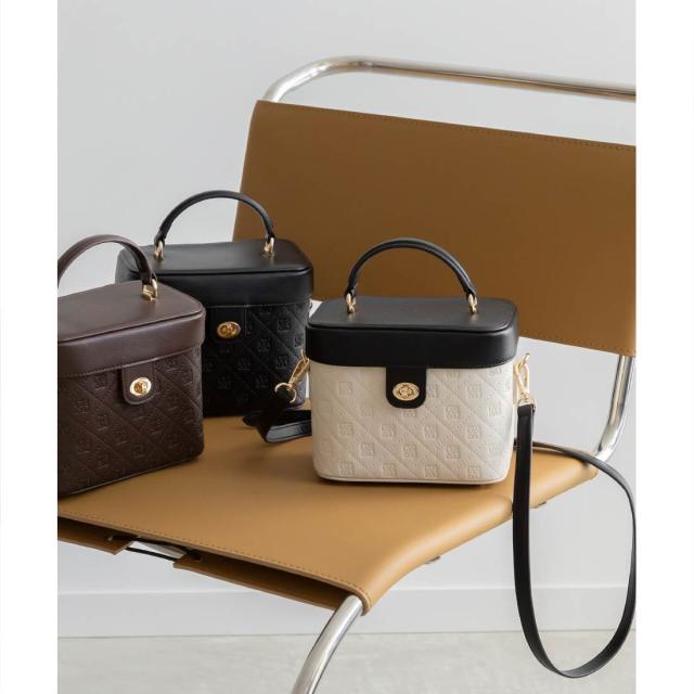 ランダ（RANDA）/＜25秋冬新作＞2WAY 型押しデザインバニティバッグの