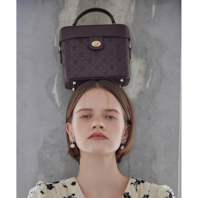 ランダ（RANDA）/＜25秋冬新作＞2WAY 型押しデザインバニティバッグ