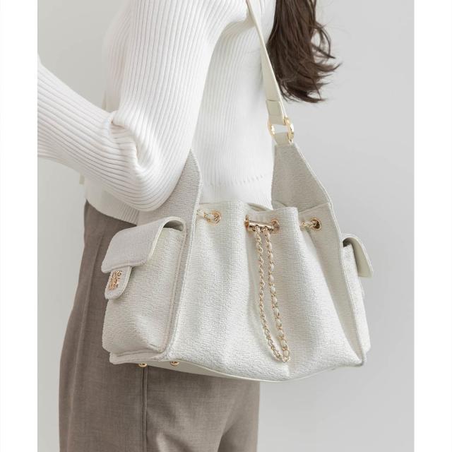 ランダ（RANDA）/＜25秋冬新作＞巾着デザインショルダーバッグ