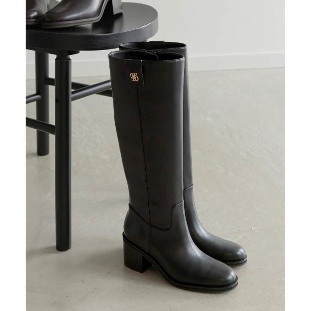 ランダ（RANDA）/＜25秋冬新作＞【22．5−25．5】晴雨兼用 モノグラムゴールドパーツロングブーツ