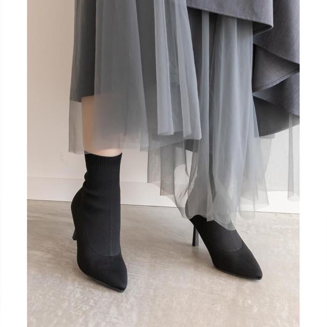 ランダ（RANDA）/【22．5−25．5】ストレスフリー/ソフトストレッチニットソックスブーツ