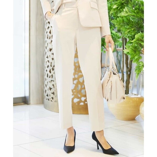 ミッシェルクラン（MICHEL ）/[定番スーツ]トリコットカノコテーパードパンツ（セットアップ対応）