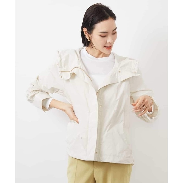 ミッシェルクラン（MICHEL ）/フード付きオーバーサイズブルゾン