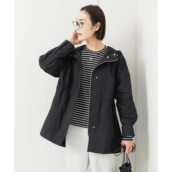 ミッシェルクラン（MICHEL ）/フード付きオーバーサイズコート