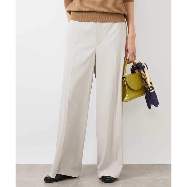 ミッシェルクラン（MICHEL ）/［セットアップ対応/洗える］ツイルワイドパンツ(多機能素材)