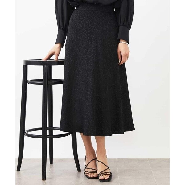 ミッシェルクラン（MICHEL ）/ドットジャガードスカート