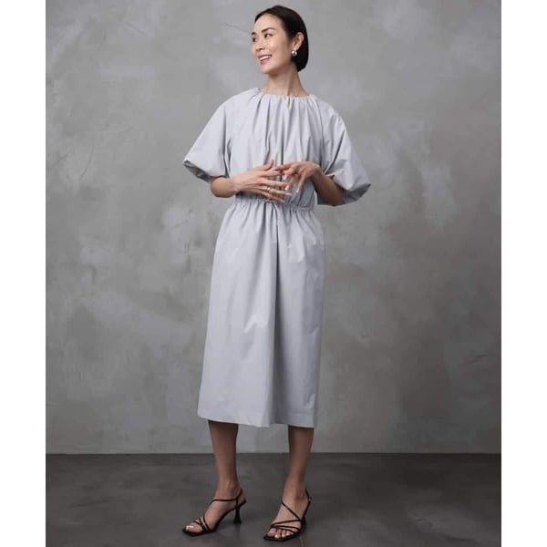 ミッシェルクラン（MICHEL ）/[機能性素材]スピンドルデザインワンピース