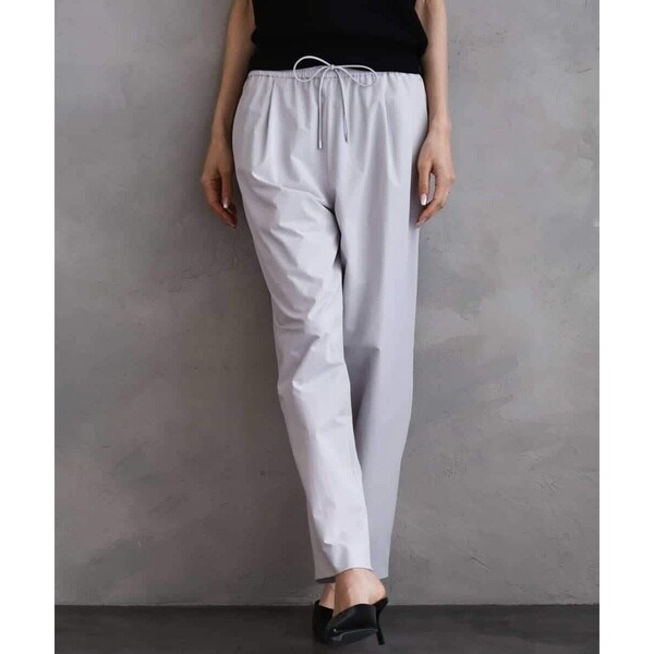 ミッシェルクラン（MICHEL ）/[機能性素材]ストレッチテーパードパンツ(セットアップ対応)