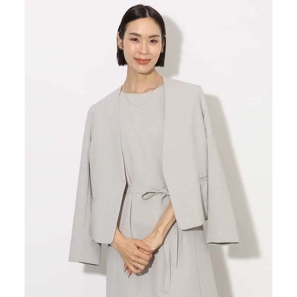 ミッシェルクラン（MICHEL ）/[機能性素材]ドライノーカラージャケット(セットアップ対応)