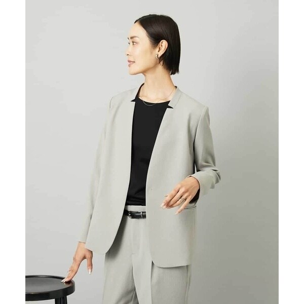 ミッシェルクラン（MICHEL ）/[セットアップ対応]ノーカラージャケット