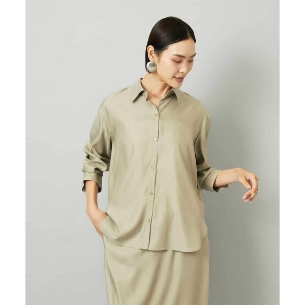 ミッシェルクラン（MICHEL ）/[セットアップ対応]とろみシャツ