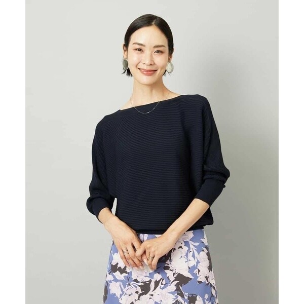 ミッシェルクラン（MICHEL ）/［定番人気］ホールガーメント(R)ドルマンスリーブニット（7分袖）