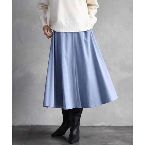ミッシェルクラン（MICHEL ）/ヴィンテージツイルフレアースカート