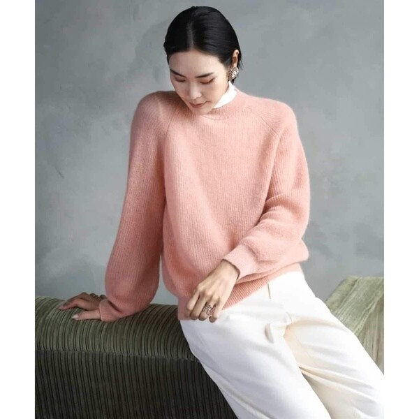 ミッシェルクラン（MICHEL ）/モヘアローゲージニット