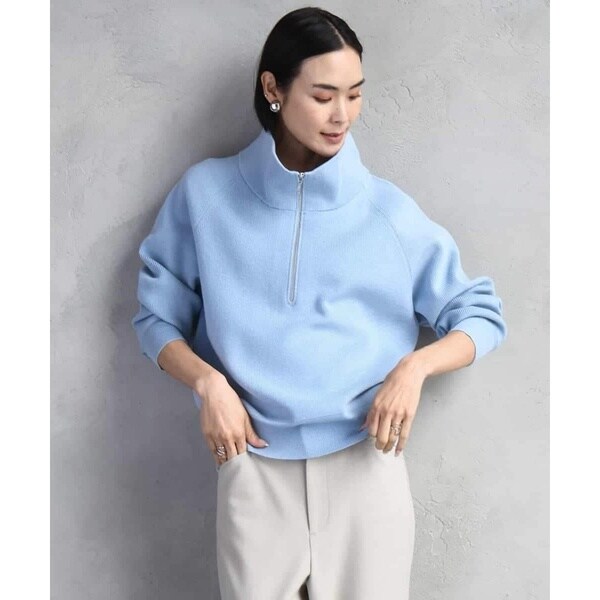 ミッシェルクラン（MICHEL ）/ハーフジップニット