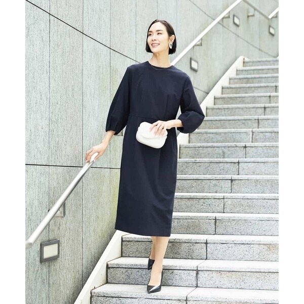 【NEW】ミッシェルクラン（MICHEL ）/［オケージョン/セレモニー］スリーブコンシャスワンピース