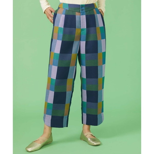 ホコモモラ（JOCOMOMOLA）/Escaleras チェックパンツ