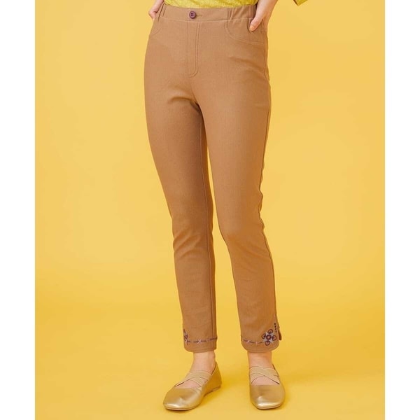 ホコモモラ（JOCOMOMOLA）/Melocoton 刺繍レギンスパンツ