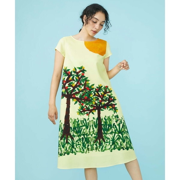 ホコモモラ（JOCOMOMOLA）/Manzano プリントワンピース