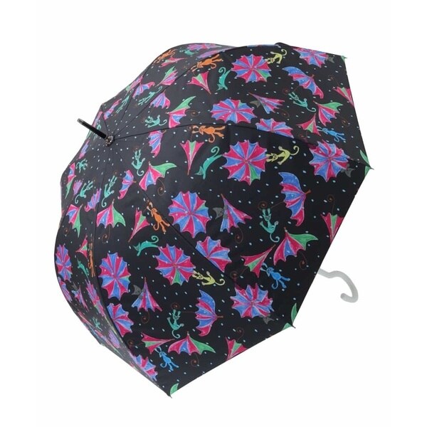 ホコモモラ（JOCOMOMOLA）/【晴雨兼用・UV】猫モチーフプリント傘