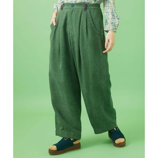 ホコモモラ（JOCOMOMOLA）/ピーチ起毛ワイドパンツ