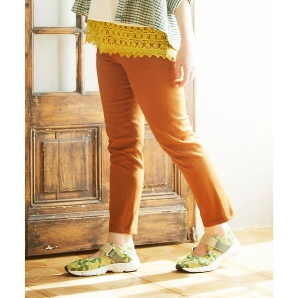 ホコモモラ（JOCOMOMOLA）/Bandera 刺繍ツイルストレッチパンツ