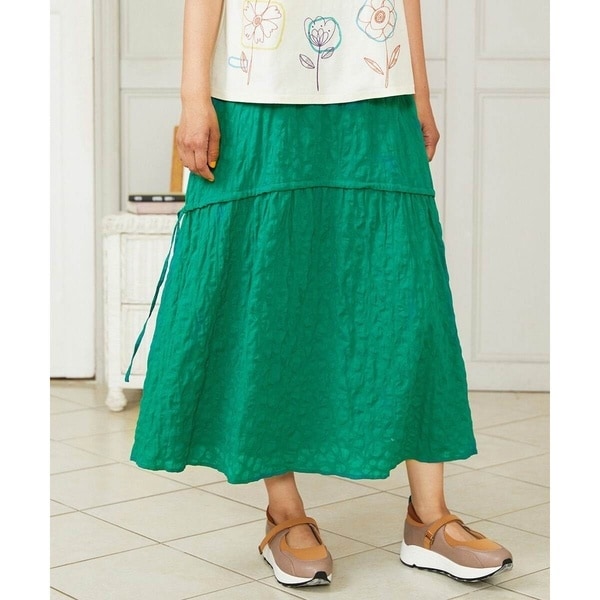 ホコモモラ（JOCOMOMOLA）/ランダムドットリップルフレアスカート