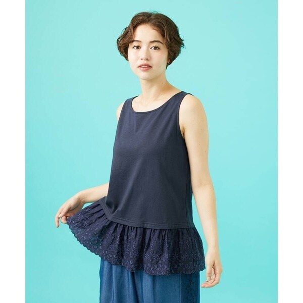 ホコモモラ（JOCOMOMOLA）/Campo de frutas レースドッキングタンクトップ