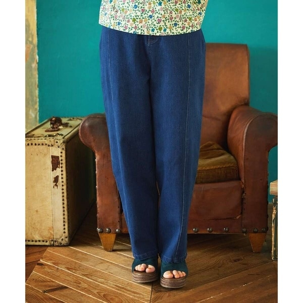 ホコモモラ（JOCOMOMOLA）/【接触冷感】Rombo ワイドデニムパンツ