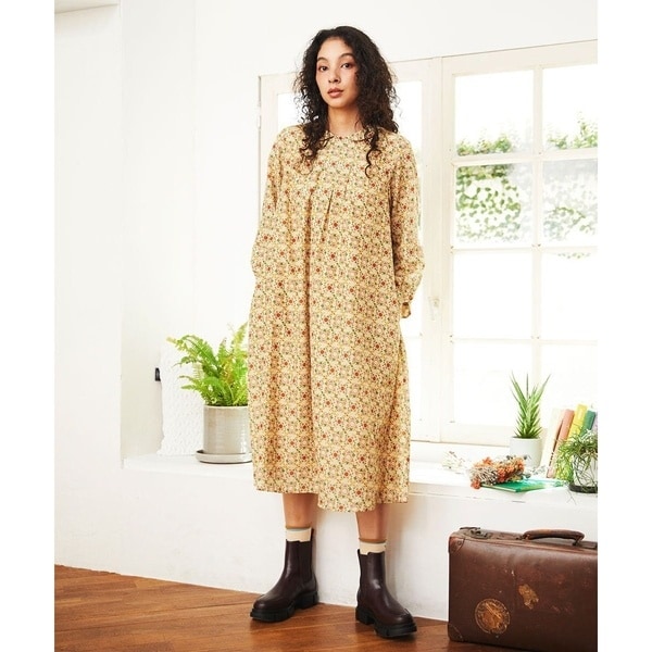 ホコモモラ（JOCOMOMOLA）/Calle de la Pasa 幾何学プリントワンピース