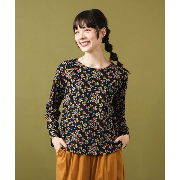 ホコモモラ（JOCOMOMOLA）/Petalo フラワープリントカットソー