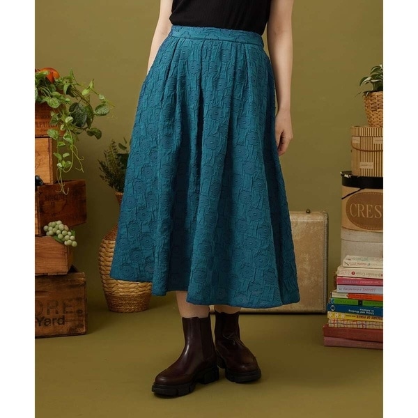 ホコモモラ（JOCOMOMOLA）/Floracion フラワージャカードスカート