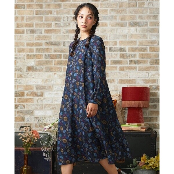 ホコモモラ（JOCOMOMOLA）/Bail de flores フラワープリントワンピース