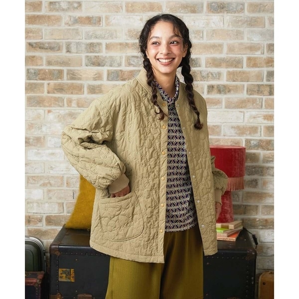 ホコモモラ（JOCOMOMOLA）/Esponjoso キルティングブルゾン