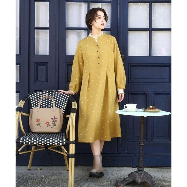 ホコモモラ（JOCOMOMOLA）/Baile Esponjoso フロッキードットワンピース