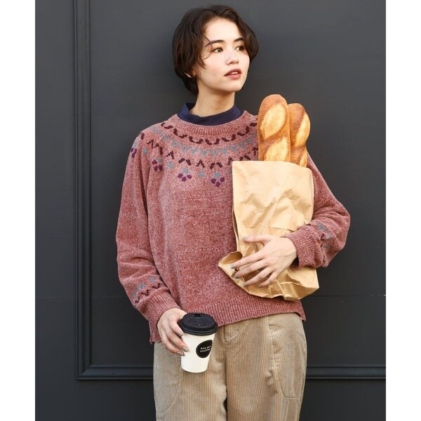 ホコモモラ（JOCOMOMOLA）/Hilo molle ニットプルオーバー