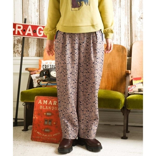 ホコモモラ（JOCOMOMOLA）/Calle de Manuela Malasana アニマルプリントパンツ