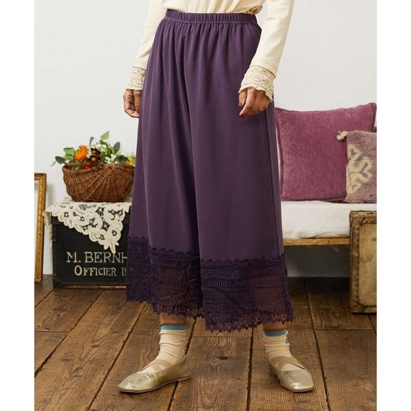 ホコモモラ（JOCOMOMOLA）/天竺レースペチコートパンツ