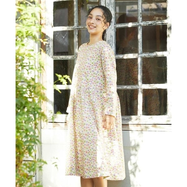【NEW】ホコモモラ（JOCOMOMOLA）/Rocinante フラワープリント裏毛ワンピース
