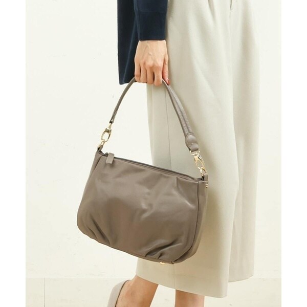 MK ミッシェルクラン バッグ/【2WAY】カウレザータックデザインミニトートバッグ