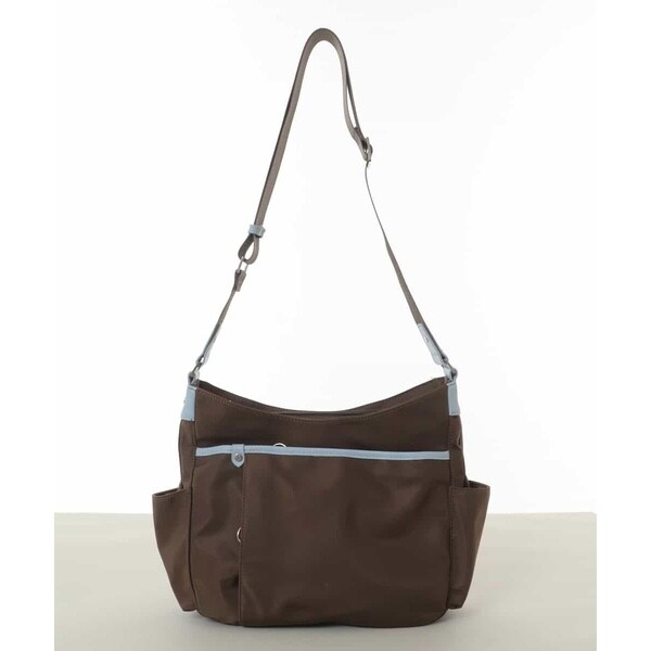 MK ミッシェルクラン バッグ（MK MICHEL  BAG）/[撥水・ペットボトルホルダー付]アクセントレザーショルダーバッグ