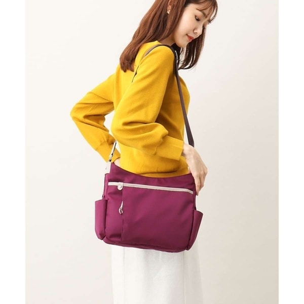 MK ミッシェルクラン バッグ（MK MICHEL  BAG）/[撥水/500g以下の軽量]アクセントレザーショルダーバッグ