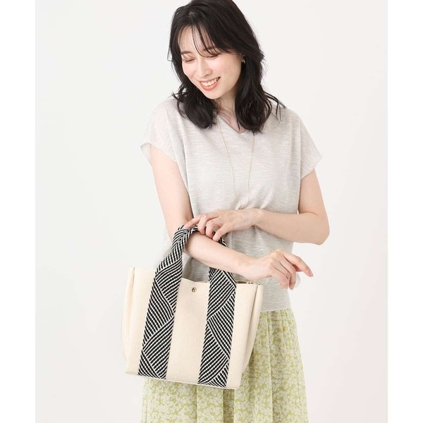 MK ミッシェルクラン バッグ（MK MICHEL  BAG）/[2WAY/インナーバッグ付き]ラメアクセントメッシュ風デザイントート